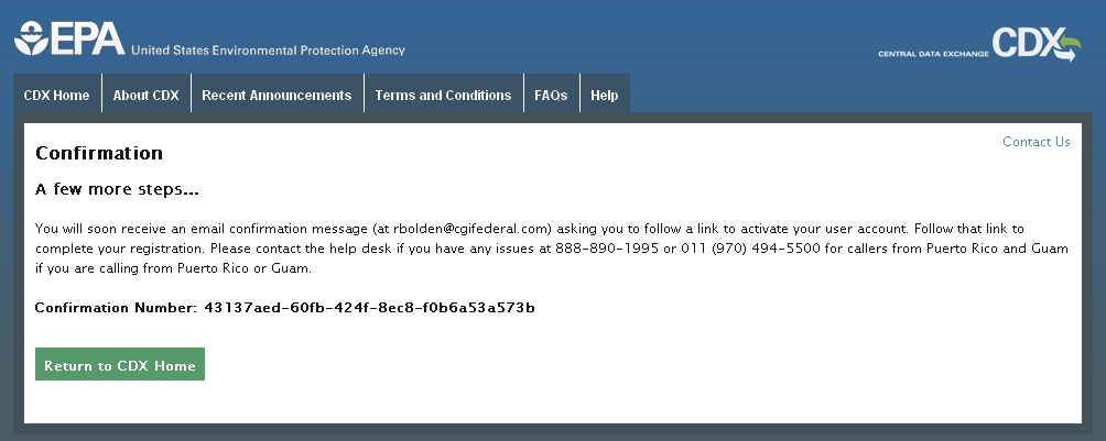 CDX Online User Guide | Central Data Exchange | US EPA
